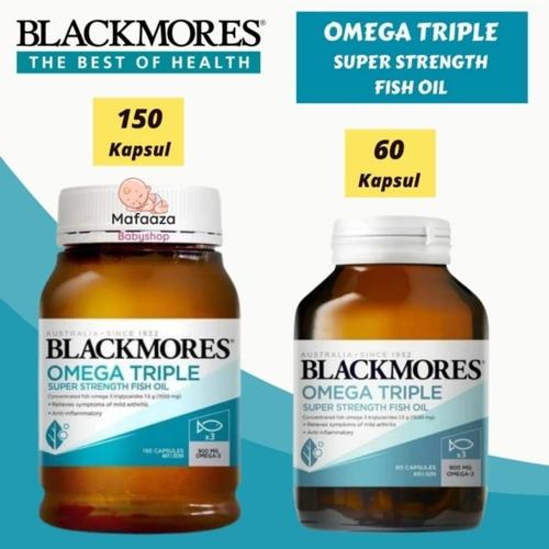 Jual Blackmores Omega Triple Super Strength fish oil isi 150 kapsul - 60 - Kota Surabaya ...
