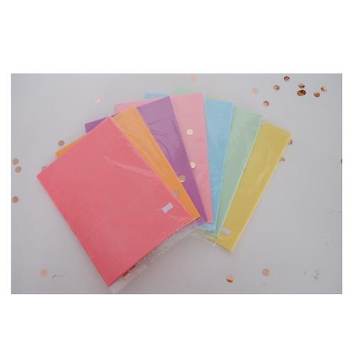 Jual NEW// Waffer Paper - colored / Kertas Wafer Warna 1 Pak isi 10pcs ...