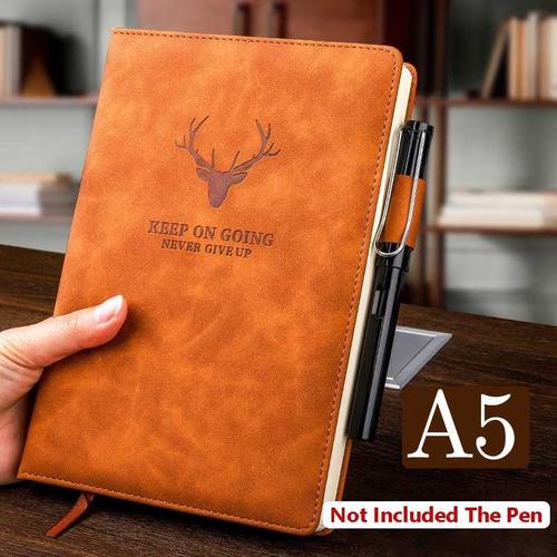 Jual Buku Catatan Memo Agenda Jurnal Binder Notebook Cover Kulit Kertas ...