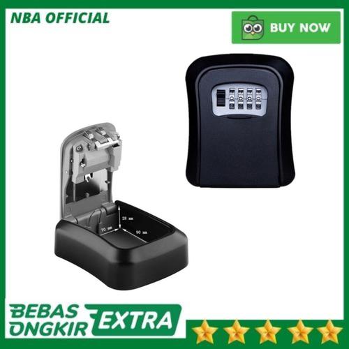 Jual Kotak Brankas Tempat Kunci Penyimpanan Dinding Key Lock Box ...