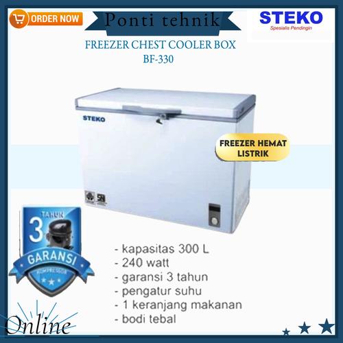 Jual FREEZER BOX STEKO 300 LITER STEKO BF-330 HEMAT LISTRIK 140 WATT - Kota Bekasi - ponti ...