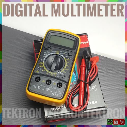 Jual Digital Multimeter AVO Meter XL830 Tester XL 830 Volt Ampere Ohm ...