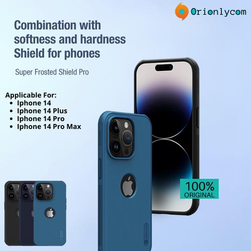 Jual Case Iphone 14/Plus/Pro/Pro Max NILLKIN Frosted Pro Logo CutOut ...
