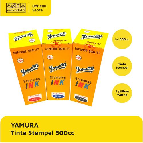 Jual TINTA STAMP PAD / STEMPEL YAMURA 500 ML - Biru - Kota Surabaya ...