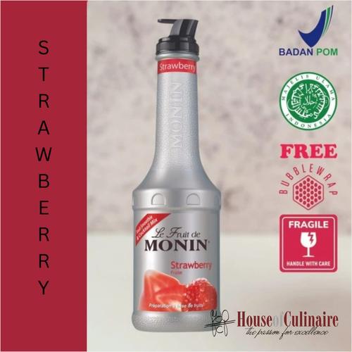 Jual Monin Puree Fruit Mix Strawberry 1 Liter - Kota Bandung ...