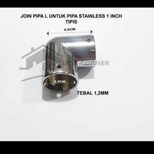 Jual JOIN PIPA 1 inch / SAMBUNGAN PIPA L 1" TIPIS - Jakarta Barat ...