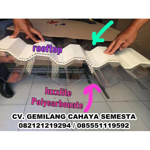 Jual Rooftop Transparan ( 6 M ) / Luxxlite / Atap Polycarbonate ...