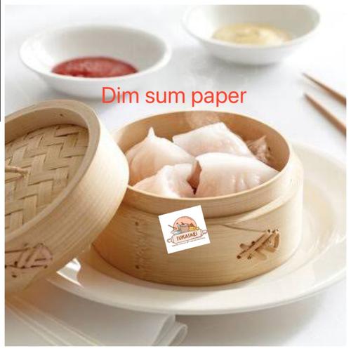 Jual Dimsum Paper Kertas Dim sum 4 Inch putih bulat 500pc yum cha ...