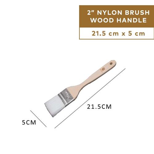 Jual Kuas Roti Nilon Gagang Kayu/ Nylon Brush Handle Wood 21.5 x 5cm ...