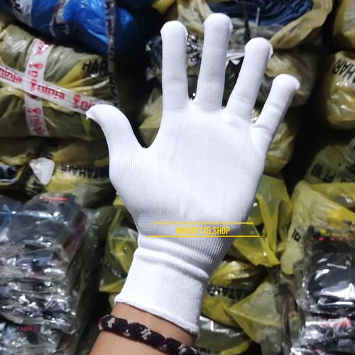 Promo sarung tangan putih polos/sarung tangan paskibra dewasa - NILON ...