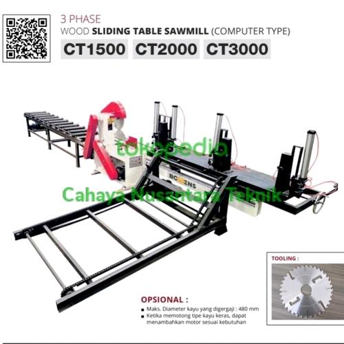 Jual Mesin WOOD SLIDING TABLE SAWMILL 3 Phase BOWENS ( Type Computer ...