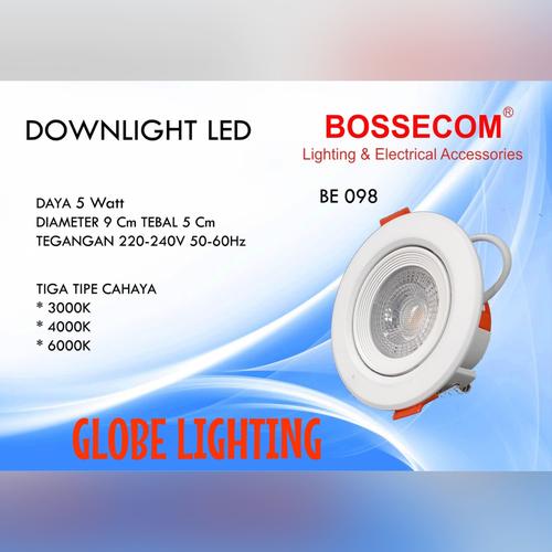 Jual LAMPU SPOTLIGHT BOSSECOM BE-098/5WATT BULAT - 4000k-Natural ...