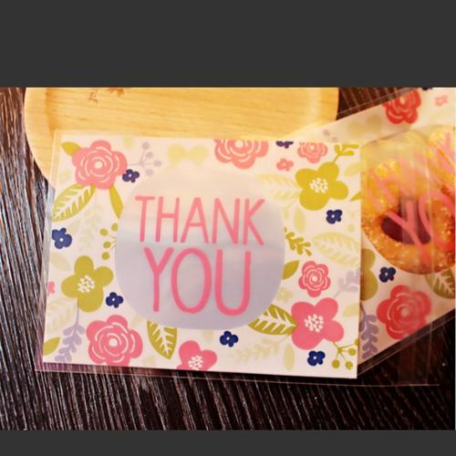 Jual Plastik cookies 10x13 bungkus kemasan coklat permen motif bunga ...