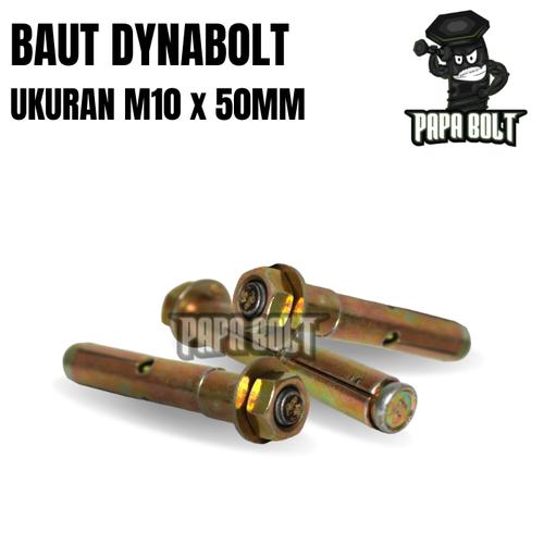 Jual Dynabolt M10x50mm/ Baut Tanam / Dinabolt / Baut Beton 10mmx50mm ...