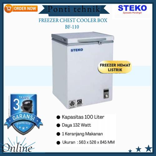 Jual FREEZER BOX STEKO 100 LITER BF-110 HEMAT LISTRIK 95 WATT - Kota ...