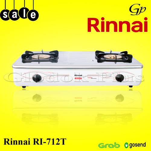 Jual Rinnai RI-712T Kompor Gas 2 Tungku rinai RI712T Api turbo 712 T ...