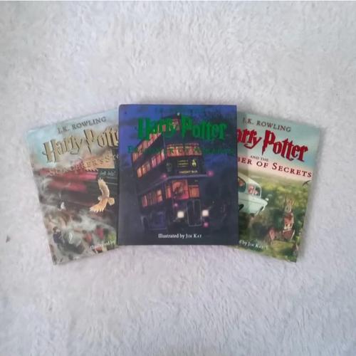 Jual Hardcover Harry Potter Illustrated Edition by Jim Kay - HP 1-3 ...