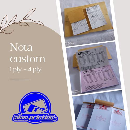 Jual nota custom/cetak nota murah/kwitansi/nota bon - 2ply, 1/4 - Kota ...