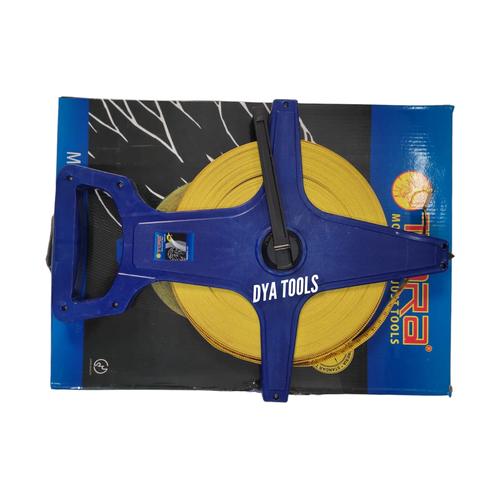 Jual Meteran Roll Fiber TORA 100 M Measuring Tape Rol Meter Tancap Pita ...