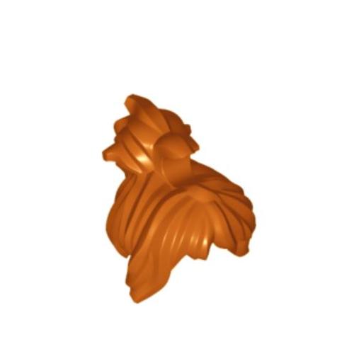Jual Lego Hair Female Messy Swept Up Ponytail Side Bangs & Clip Dark ...