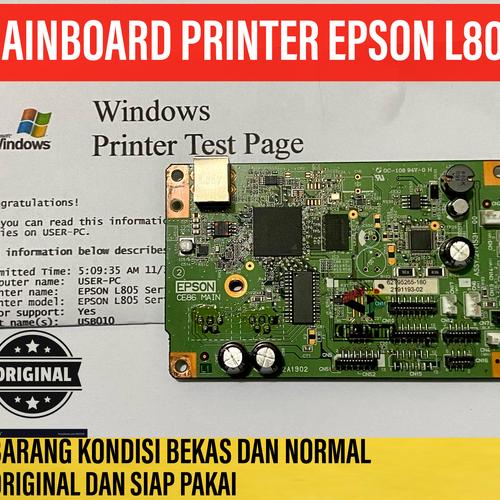 Jual Mainboard Epson L805 Bekas Original - Jakarta Barat - Clik Print ...