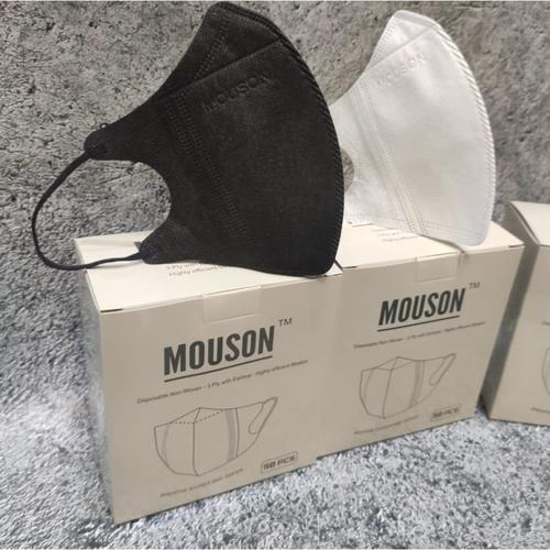 Jual Masker Mouson Duckbill Garis 4 PLY isi 50 pcs ALKINDO Disposable ...