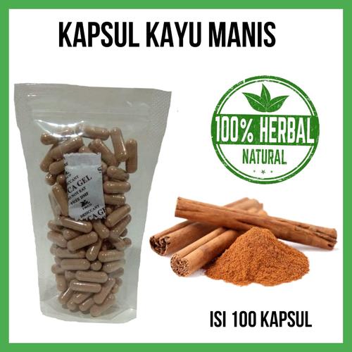 Jual Kapsul KAYU MANIS ASLI isi 100 ALAMI , ORGANIC, Berkhasiat - Kab ...
