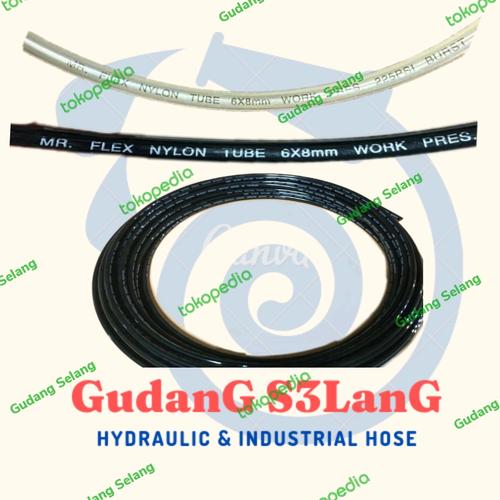 Jual Selang Nilon Nylon Tube size 8x6mm Selang PA6 Polyamide High Pressure - Jakarta Pusat ...