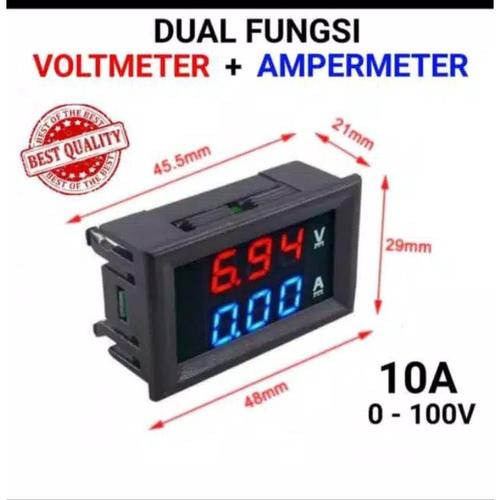 Promo voltmeter dan ampere meter digital - AMmeter - Kota Bandung - JOe-Workshop | Tokopedia