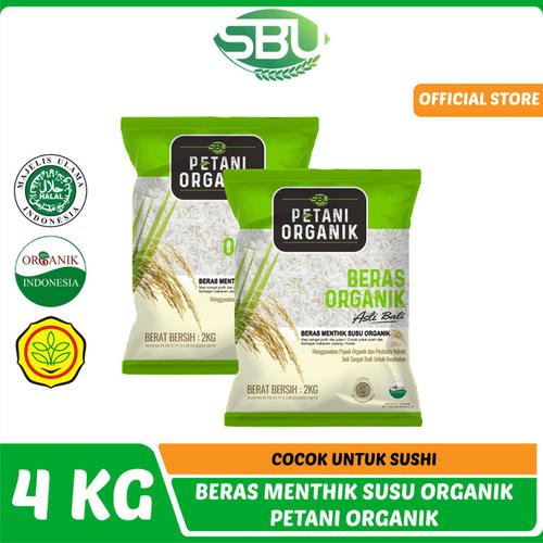 Promo Petani Organic Rice Beras Organik Beras Menthik Susu - Paket 2 x ...