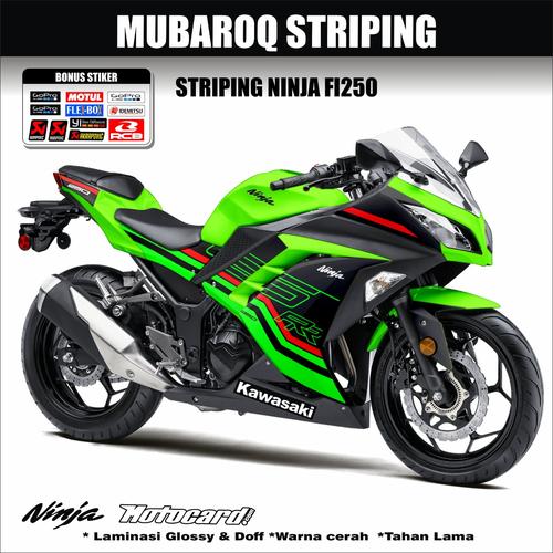 Jual STRIPING NINJA 250 FI OLD EDISI ZX25RR / DECAL STIKER VARIASI ...