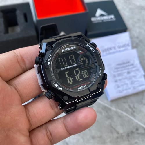 Jual Jam Eiger Lcd Watch YP11538 Original Pria Hitam Jam Tangan Eiger - Kab. Karanganyar ...