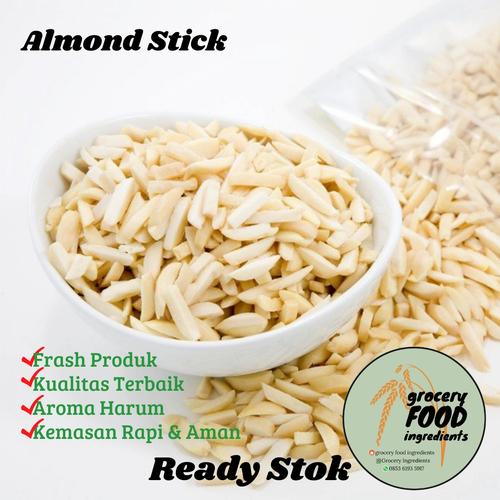 Jual Almond stick 50gram / natural almond sticks - Jakarta Timur ...