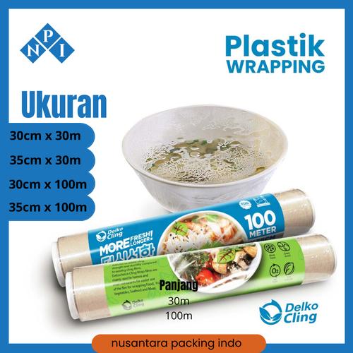 Jual PLASTIK PEMBUNGKUS MAKANAN/CLING WRAP/ FOOD WRAPPING(30x35) - Kota ...