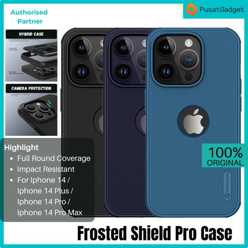 Jual Case Iphone 14/Plus/Pro/Pro Max FROSTED PRO Logo CutOut Hybrid ...
