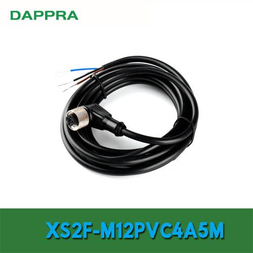 Jual XS2F-M12PVC4A5M M12 female 4 Pin Pole kode A 5m Sensor cable OB33 ...