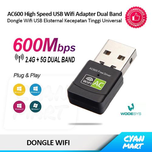 Jual Dongle USB Wifi External Wireless Lan Adapter High Speed Dual Band ...