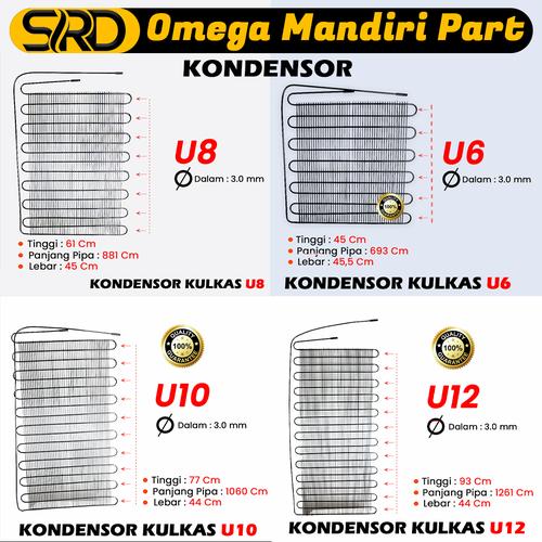 Jual KONDENSOR KULKAS - CONDENSOR 10U - U8 - Jakarta Pusat - OMEGA MANDIRI PART SHOP | Tokopedia