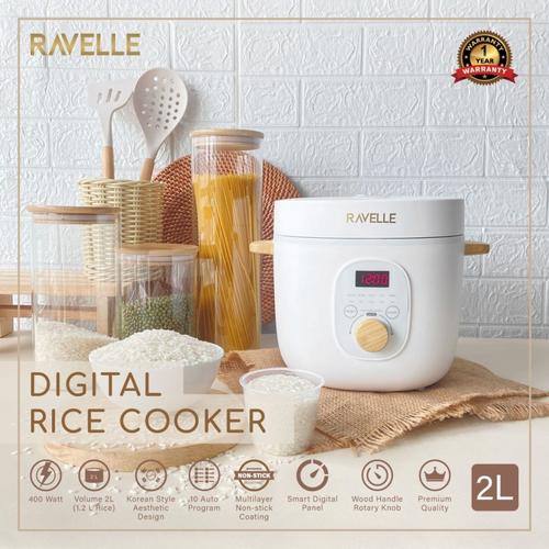 Jual Ravele digital Rice Cooker 2L (1.2 liter nasi) RCL 2L .p - Kota ...