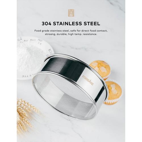 Jual Flour Shifter/ Ayakan Tepung Stainless ⌀ 16.5 x h 5.2cm (Mesh 30 ...