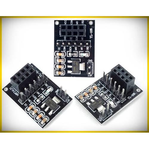 Jual NRF24L01 Socket Adapter Board Converter +3.3V Regulator to Arduino ...