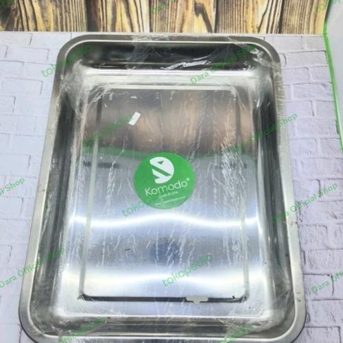 Jual Nampan Stainless Persegi Komodo Tebal 36x26 cm - Jakarta Barat - Dara Official Shop | Tokopedia