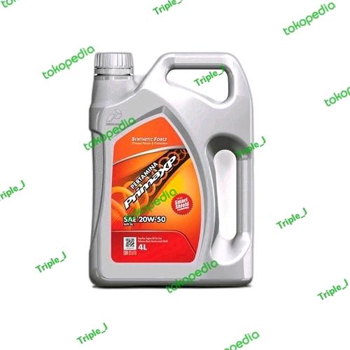 Jual PERTAMINA PRIMA XP SAE 20w-50 4 Liter -OLI MESIN MOBIL- - Kota ...