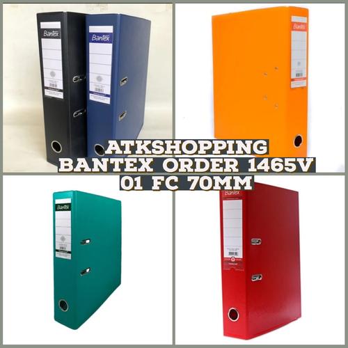 Jual BANTEX ORDNER FOLIO 1465V 01 FC 70MM ORIGINAL NEW - Hitam ...