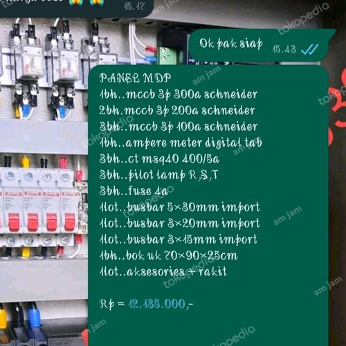 Jual panel cos 400a socomec + panel mdp + panel sdp - Kab. Bekasi - AM ...