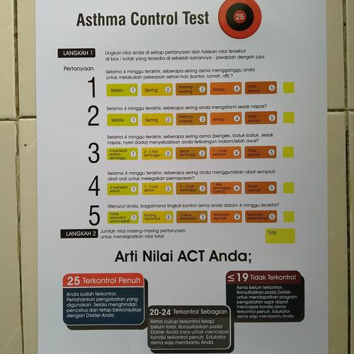 Jual Poster Asthma Control Test - Kab. Karanganyar ...