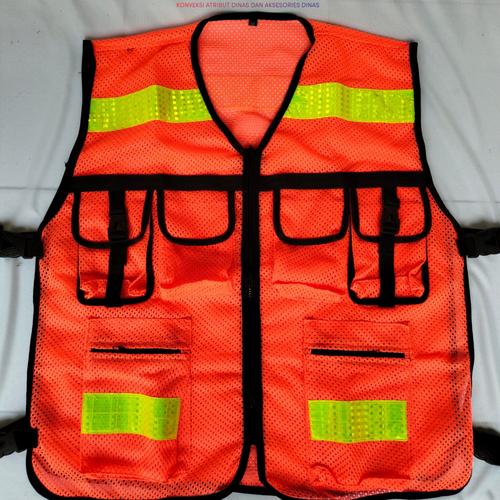 Jual rompi safety/rompi keselamatan/rompi proyek/rompi lapangan ...