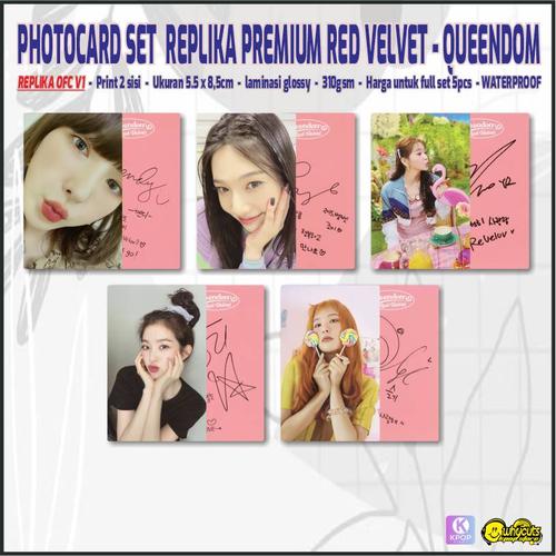 Jual Photocard Set Premium RED VELVET Queendom / print 2 sisi glossy - REPLIKA JOY - Jakarta ...