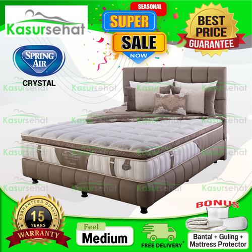 Promo Spring Air Kasur Springbed Crystal - Full Set 160 180 200 100 120 ...