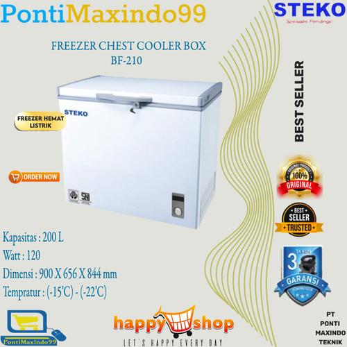 Jual FREEZER BOX STEKO 200 LITER BF-210 HEMAT LISTRIK 120 WATT - Kota ...